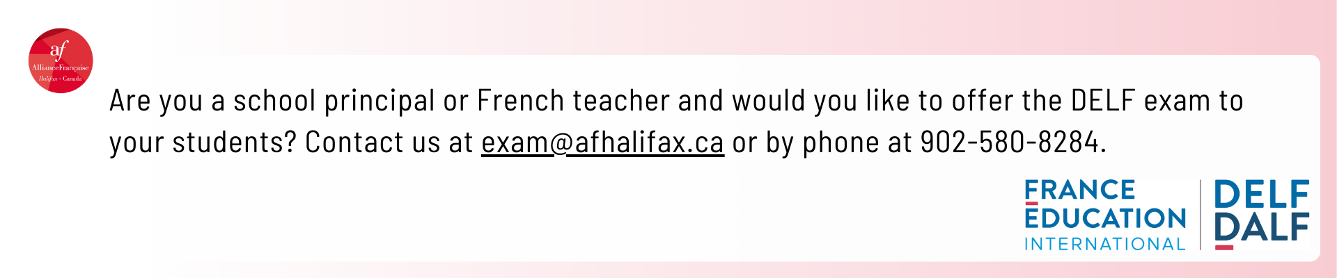 DELF Junior Exam Registration | Alliance française de Halifax